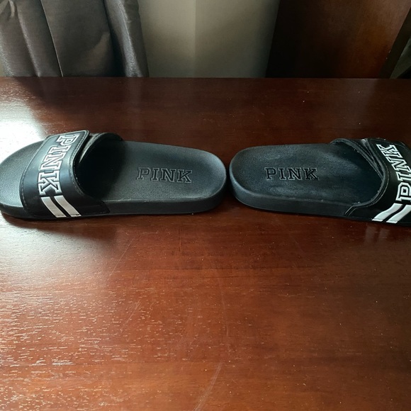 PINK Victoria's Secret | Shoes | Pink Victoria Secret Slides | Poshmark